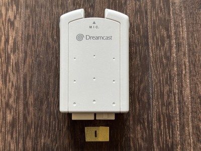 Sega Dreamcast Official OEM Microphone Mic Adapter ONLY HKT-7200 Tested ...