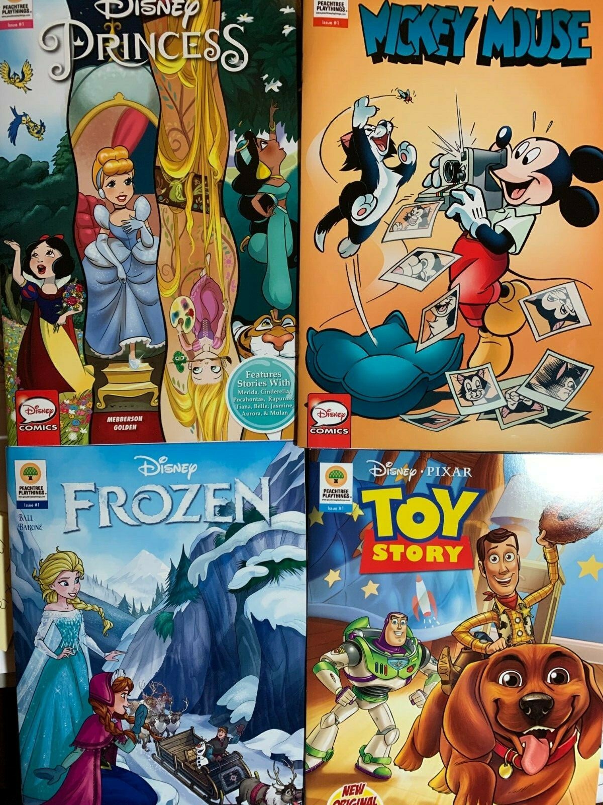 DISNEY COMICS GRAPHIC NOVEL ISSUES # 1 & 2 COLLECTOR EDITION ITEM ALL 8 ...