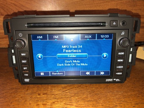 2007-2012 OEM GMC ACADIA NAVIGATION DVD RADIO BUICK ENCLAVE USB & Aux ...