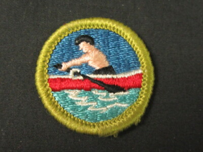 Rowing Boy Scout Cloth Back Merit Badge c23 | eBay