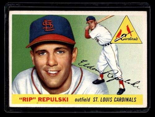 1955 Topps #55 Rip Repulski - Cardinals - EX/EX+ | eBay