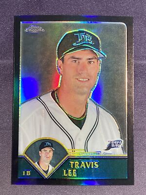 2003 Topps Chrome #366 TRAVIS LEE BLACK REFRACTOR #d 158/199 RAYS | eBay