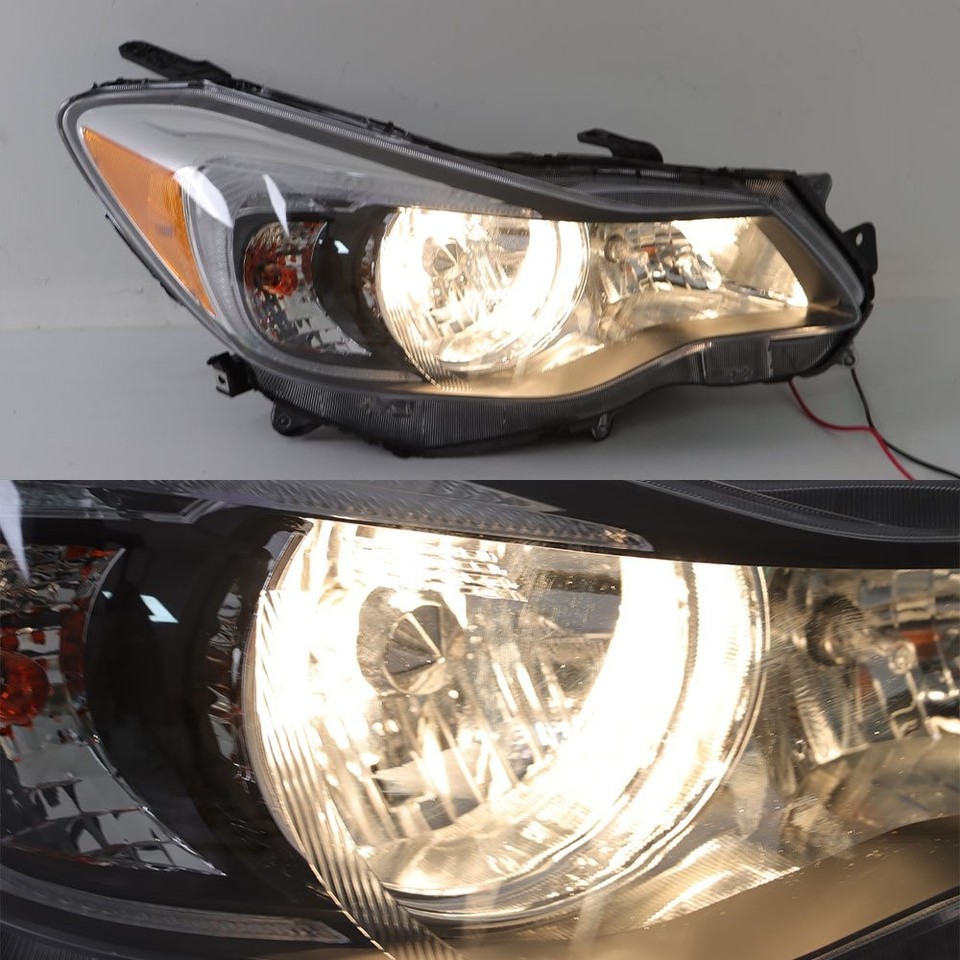 For 2012-2015 Subaru Impreza 2013-2016 Crosstrek Clear Lens Halogen ...
