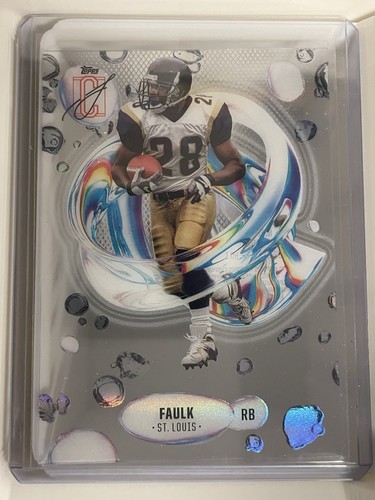 2024 Topps Signature Class Marshall Faulk * Fluidity * SSP Case Hit ...