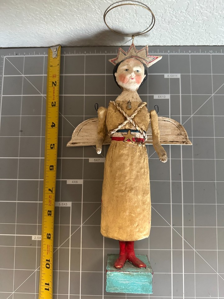 Limited Edition Debbee Thibault "America the Beautiful Angel" Folk Art ...