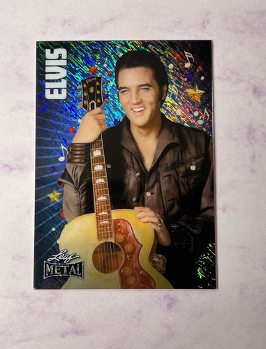 2024 Leaf Metal Elvis Presley Icon Collection Blue Shimmer 14/35-12 ...