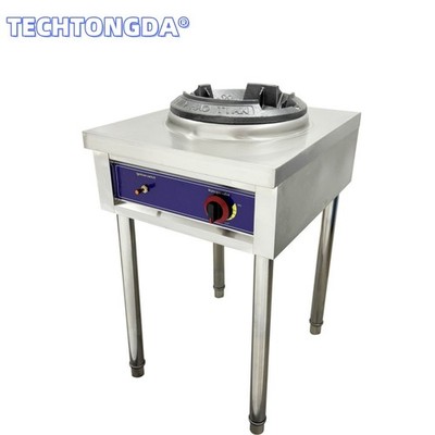 10" LPG Chamber Single Burner Open Gas Wok Gas Stove Gas Stir-frying ...