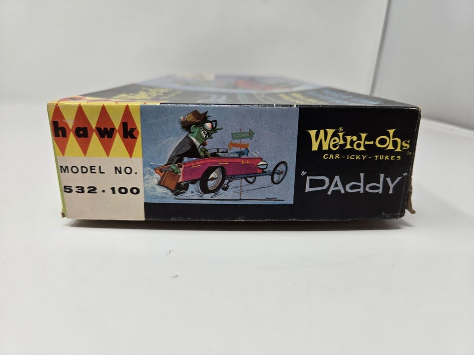 Vintage 1963 Hawk Model Kit Weird-Ohs Daddy Way Out Suburbanite - EMPTY ...