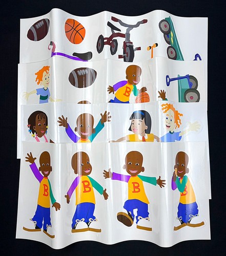 NEW Vintage 2004 Little Bill Wall Decals NICK JR 20 Pieces Stickers ...