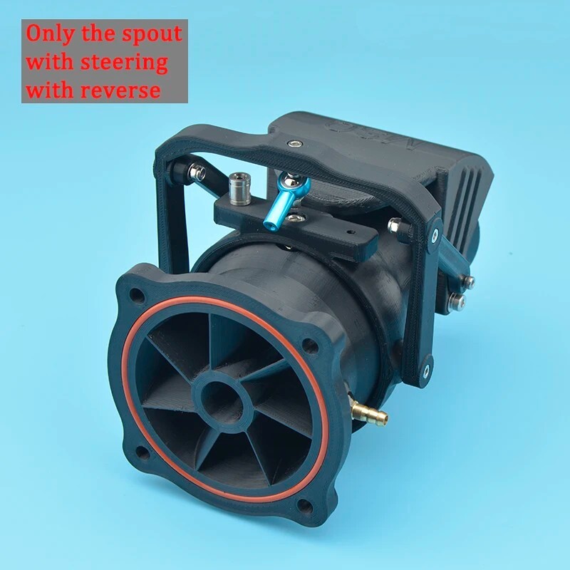 70mm Jet Water Thruster with Stainless Shaft Couplings, Boat Surfboard ...