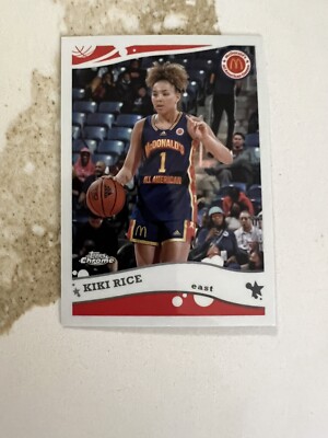 Kiki Rice 2022 Topps Chrome McDonald's All American Refractor #2K6-19 ...