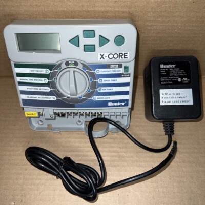 Hunter X-Core 4-Station Zone XC-400i Sprinkler Irrigation Timer ...