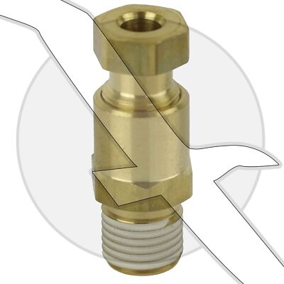 Exhaust Manifold & Engine Block Water Drain Plug Fitting for Mercruiser ...