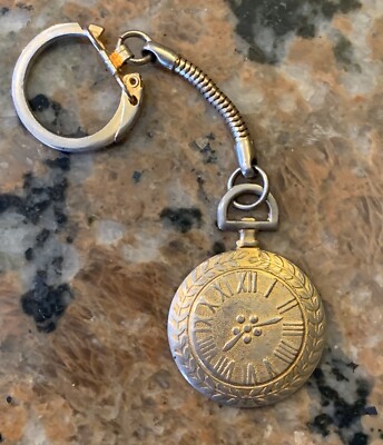 Scarce 1960’s Clock Face Keychain 4 Inch | eBay