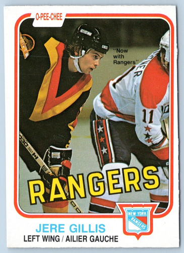 JERE GILLIS 1981-82 O-PEE-CHEE 81-82 NO 232 NRMINT+ 58404 | eBay