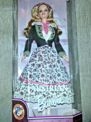 AUSTRIAN BARBIE 1998 Mattel DOLLS OF THE WORLD COLLECTOR EDITION ...