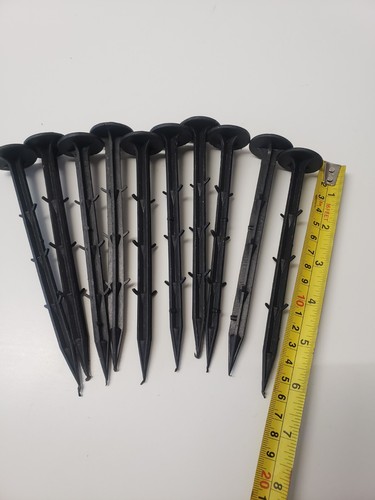 100 Pcs 6" Grass Proof Cloth Ground Nails Horticultural Orchard Fixing ...