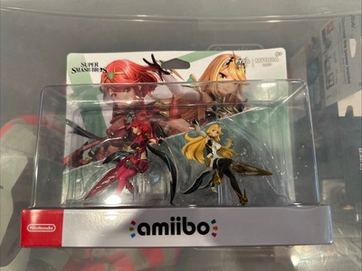 Nintendo Super Smash Bros Pyra & Mythra Amiibo 2 Pack Character Figure ...