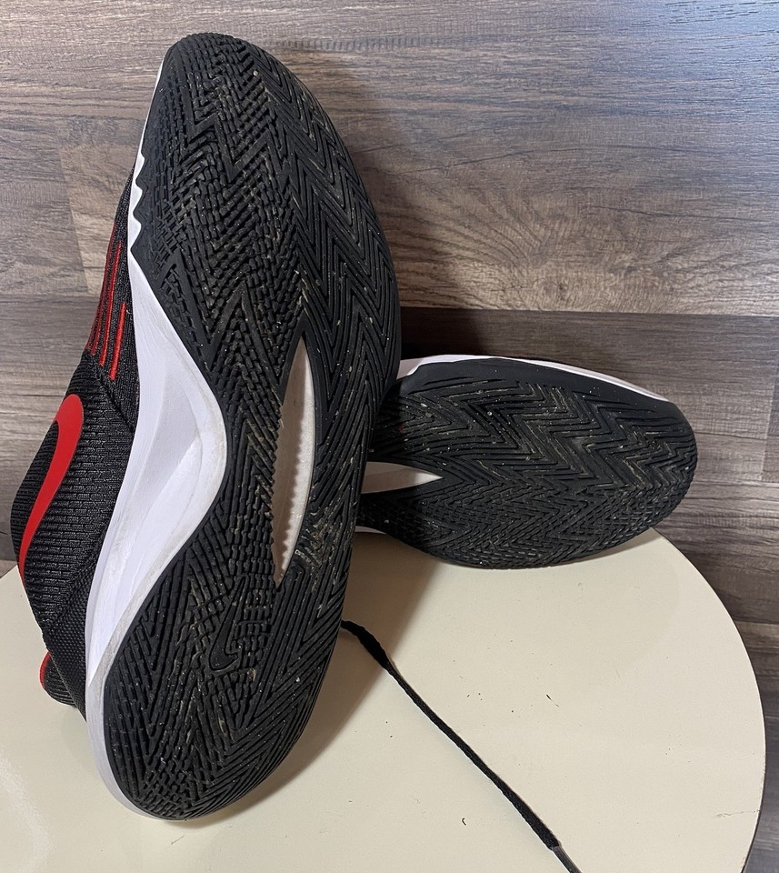 Nike Mens Precision V5 Basketball Shoes CW3403-004 Black Red White,Size ...