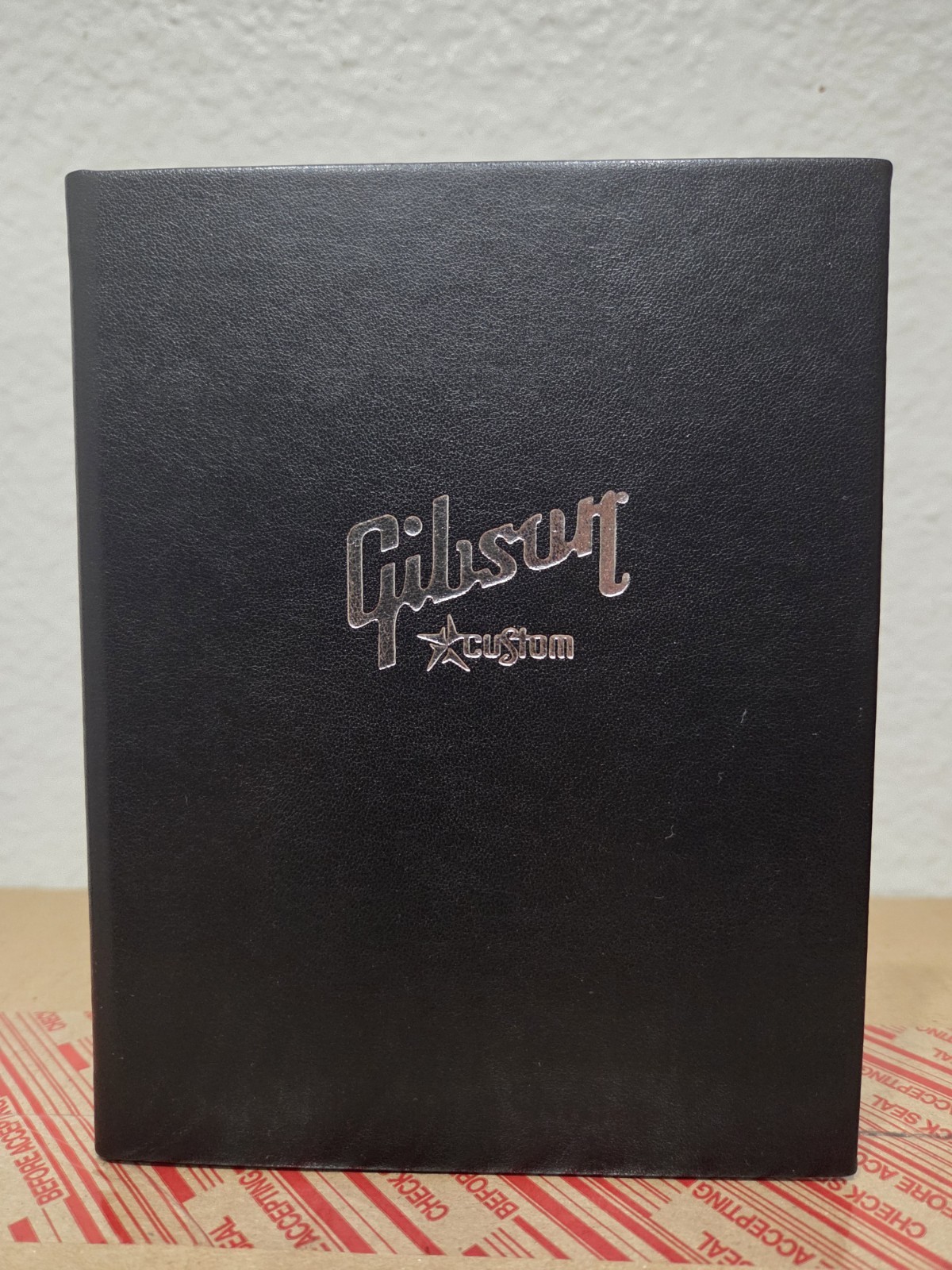 Gibson Les Paul Custom Shop Certificate Of Authenticity Booklet COA | eBay