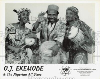 Press Photo Music Group O.J. Ekemode & The Nigerian All Stars ...