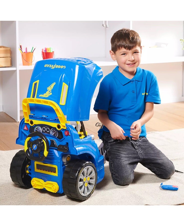GOODYEAR KIDS CHILDRENS PLAY PRETEND MECHANIC AUTO CAR ENGINE REPAIR ...