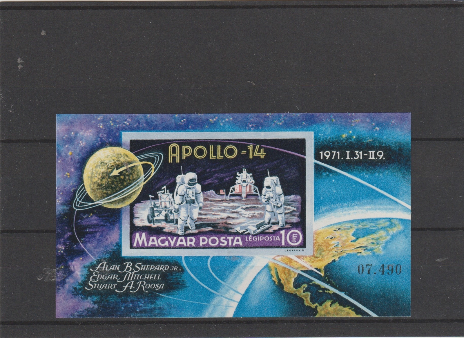 1971 HONGRIE APOLLO 14 ESPACE 1 BF ND N° 80B MNH MF99887 | eBay