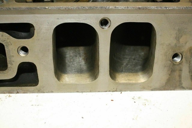 BBC GM 14096188 Rectangle Port Bare Cast Iron Cylinder Heads Pair for ...