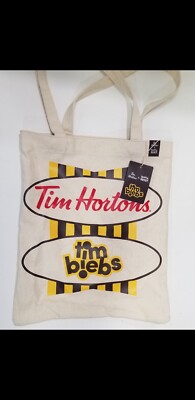 Tim Hortons Justin Bieber Tote Bag Canvas NWT 2019 Rare HTF Tim Biebs ...