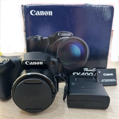 Canon PowerShot SX400 IS 16MP HD Digital Camera 30x Optical Zoom ...