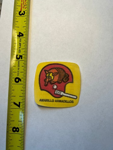 Amarillo Armadillos Patch 2in Vintage Iron-On Collectible | eBay