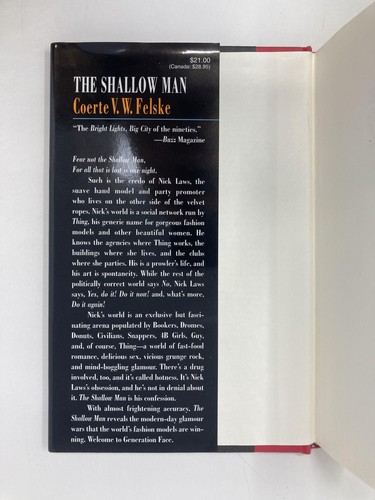 The Shallow Man by Coerte V W Felske First 1st Edition VG HC 1995 | eBay