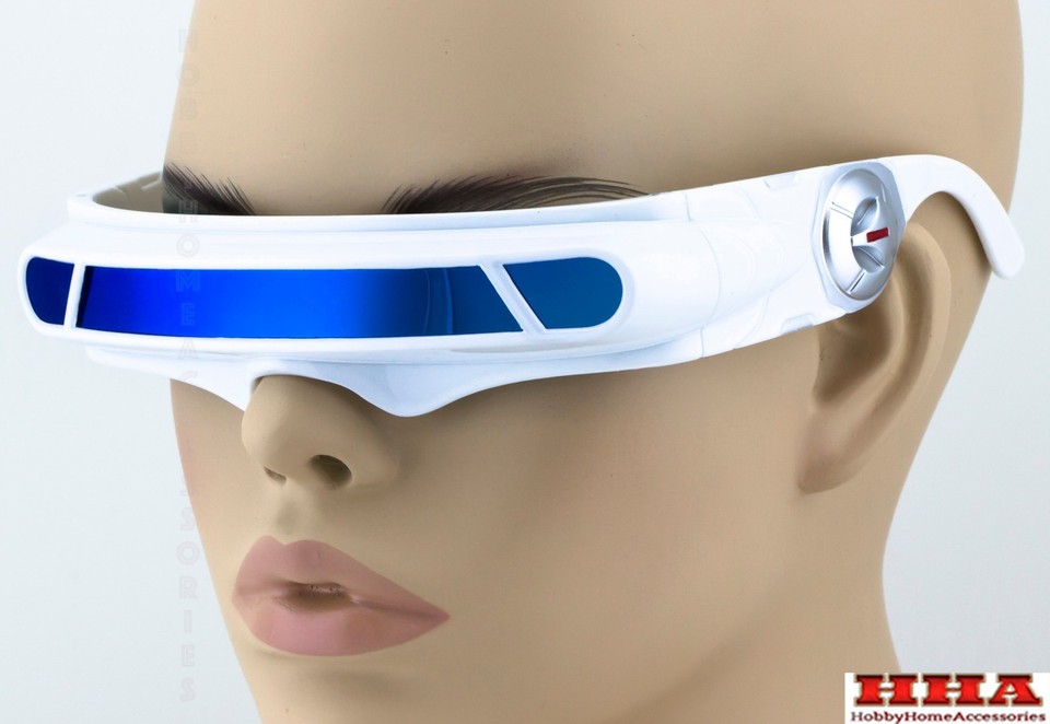 SPACE ALIEN COSTUME Party CYCLOPS Futuristic Robot WRAP SHIELD SUN ...