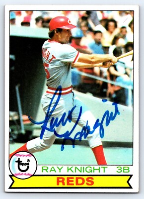 1979 Topps Ray Knight #401 Autograph / Signed in person Cincinnati Reds ...