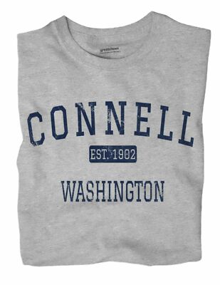 Connell Washington WA T-Shirt EST | eBay