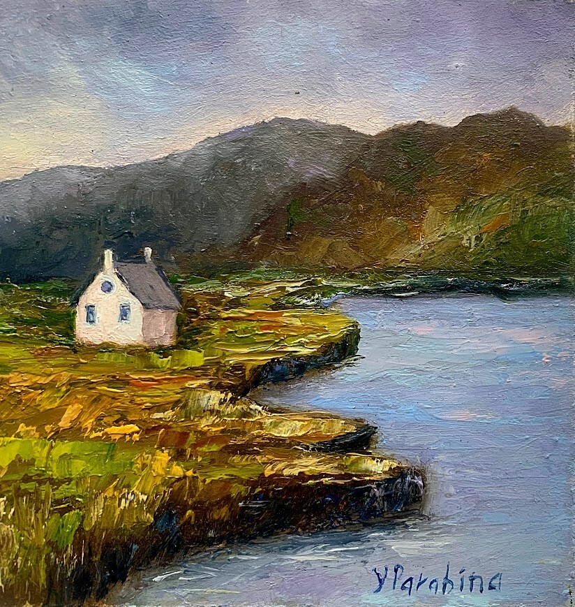 Irish Landscape Oil Paintings Storm Painting Ireland Original Art