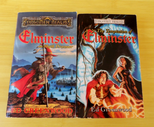 Lot of 2 Elminster TSR Forgotten Realms Paperback Books by Ed Greenwood ...