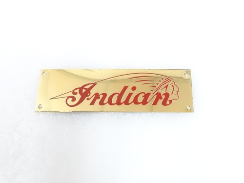 for Vintage Brass Badge Emblem for Indian Chief Motorcycle #24A6 | eBay ...