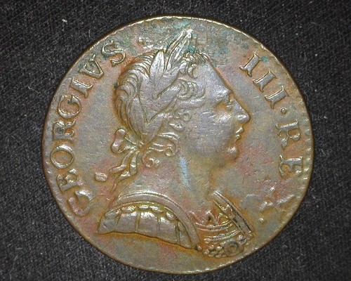 GREAT BRITAIN 1771 HALF-PENNY KM601 EXTREMELY FINE ~S24 | eBay