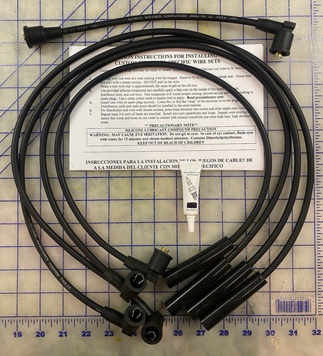 40-2500766 Hercules Industrial Engine, G2300 4 Cylinder Spark Plug Wire ...
