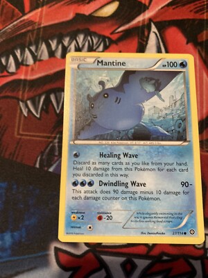 Pokémon TCG Mantine Steam Siege 27/114 Regular Common-NM | eBay