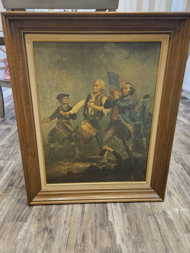 Spirit Of '76 Yankee Doodle 27.5 x 33.5 Framed Art Print Americana Am ...