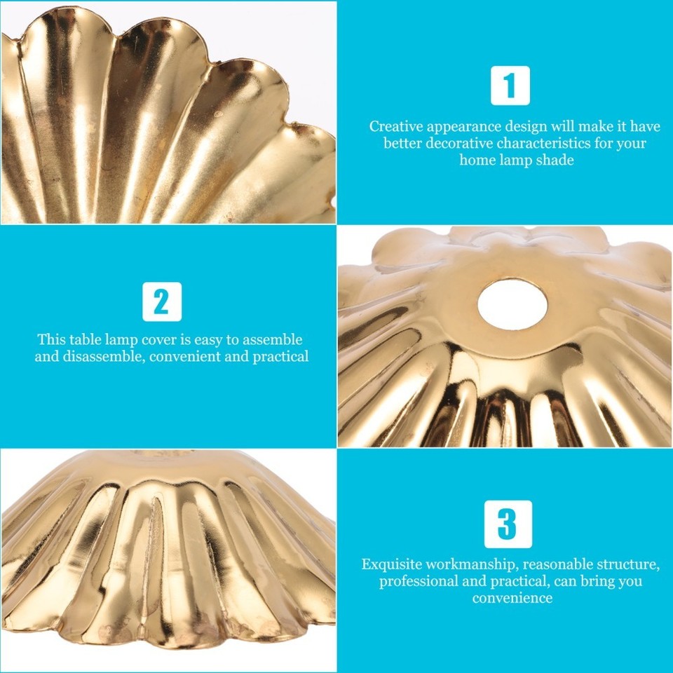 6 Pcs Metal Lamp Shades Bulb Cover Small for Table Lamps Lampshades ...