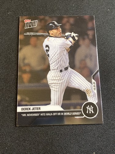 2020 Derek Jeter Career Retrospective Topps NOW Chrome Card #DJ-7 - PR ...