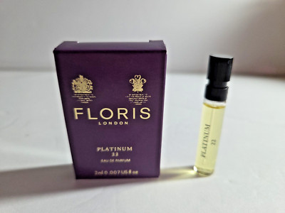 Floris London Platinum 22 Eau de Parfum EDP Sample Spray Vial 2ml New ...