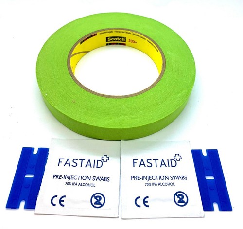 3M 233+ Performance Green Masking Tape with Preparation Kit | eBay UK