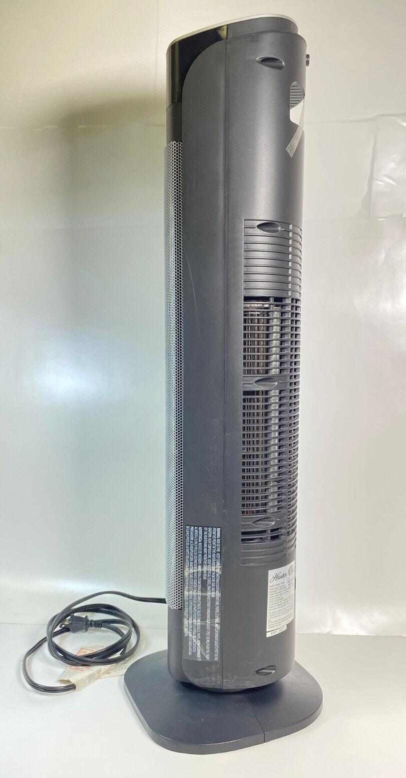Hunter 30" Digital Ceramic Oscillating Tower Heater, One Size - Black ...