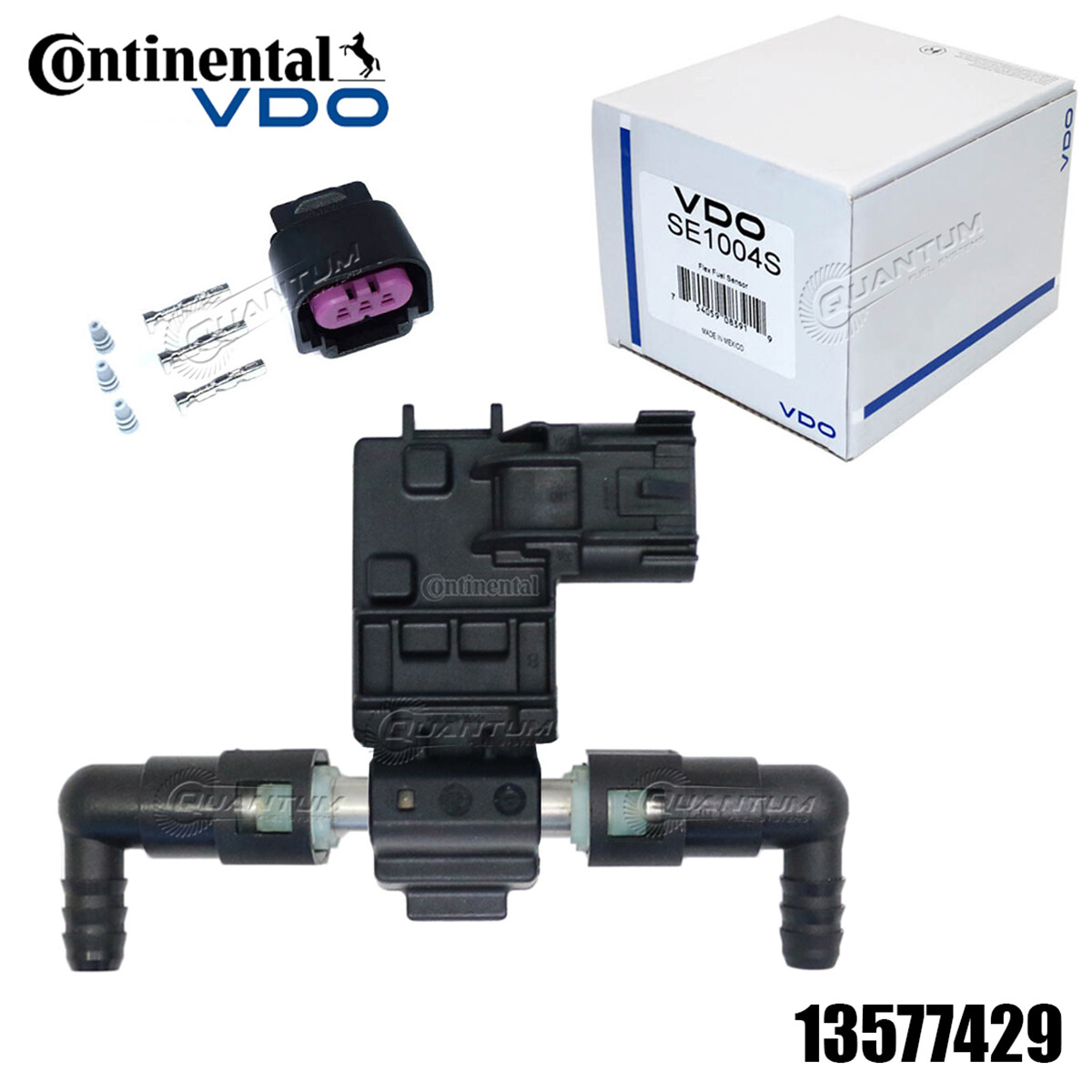 GENUINE Continental/ VDO GM Flex Fuel Sensor +Barb Fittings +Terminal ...