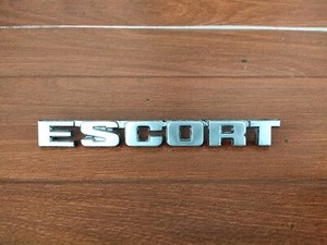 FORD ESCORT Mk2 Mk3 1.3 GL 1974-1985 Rear Trunk Metal Emblem Badge ...