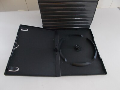 Empty DVD Cases Holds Up To 6 DVDs Each Wrap Around Sleeve Tall Spindle ...